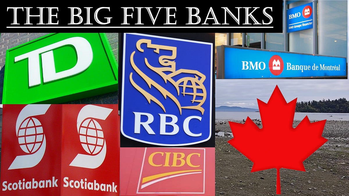 Big Five Canadian Banks - by Andrew from Victoria