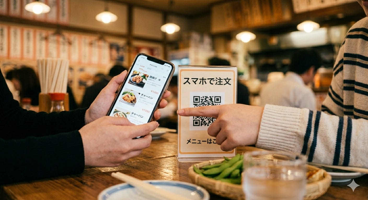 Why Eateries in Japan Now Make You Order Through a Screen
