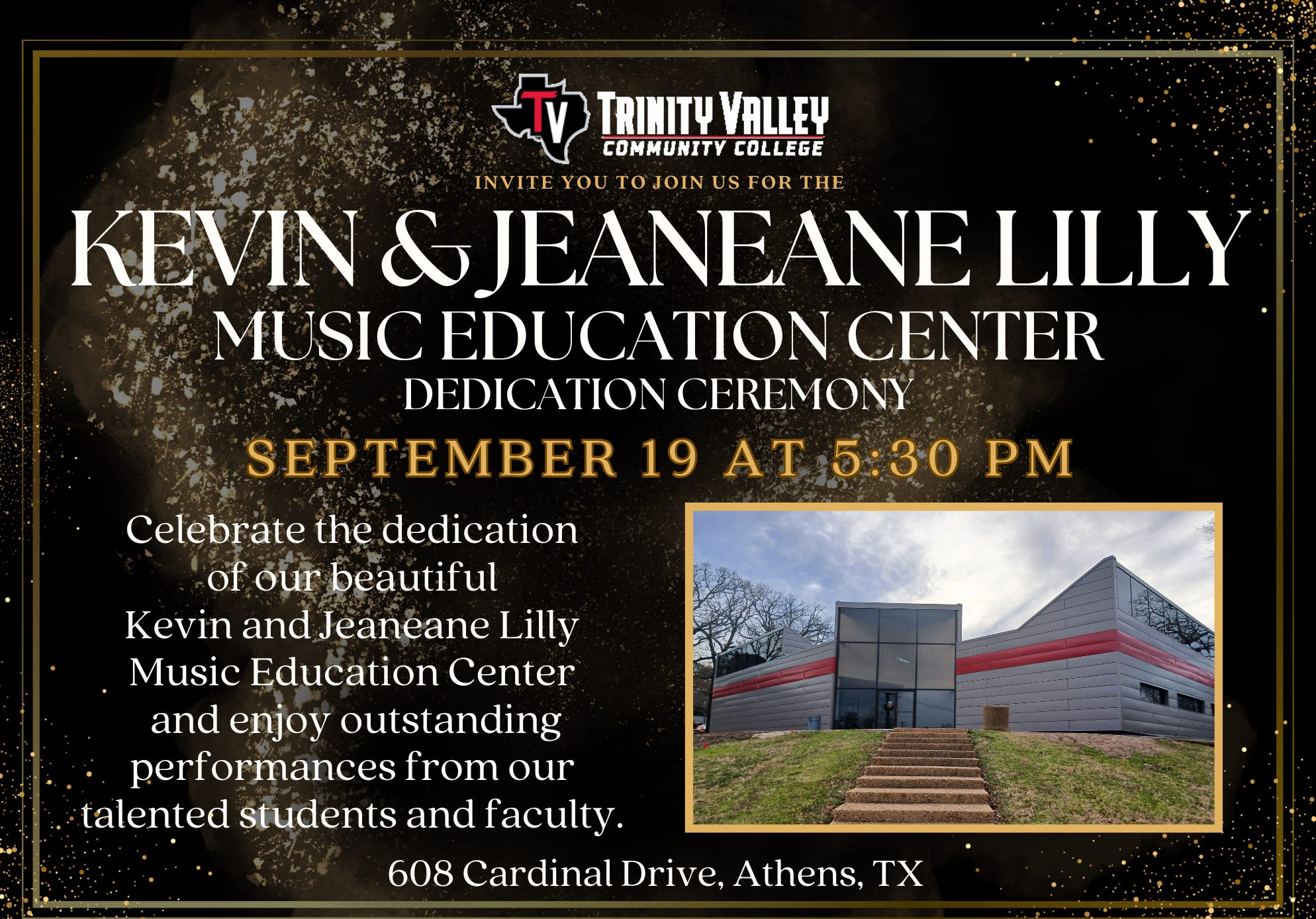 TVCC announces dedication of the Kevin & Jeaneane Lilly Music Education ...