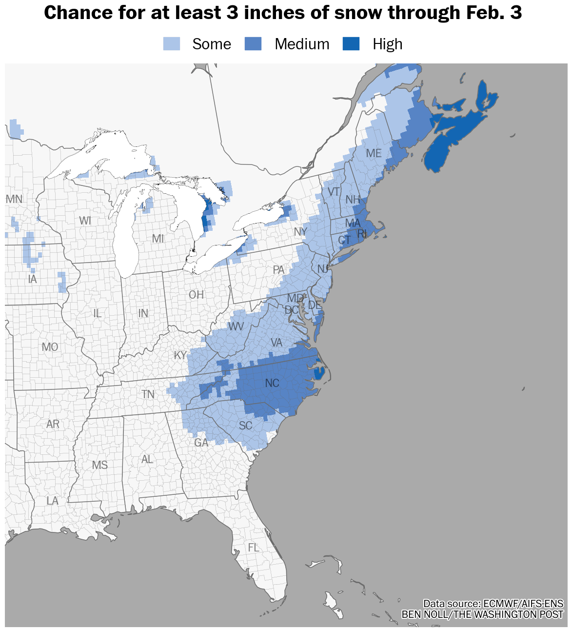 Weekend storm scenarios - by Ben Noll - BenNollWeather