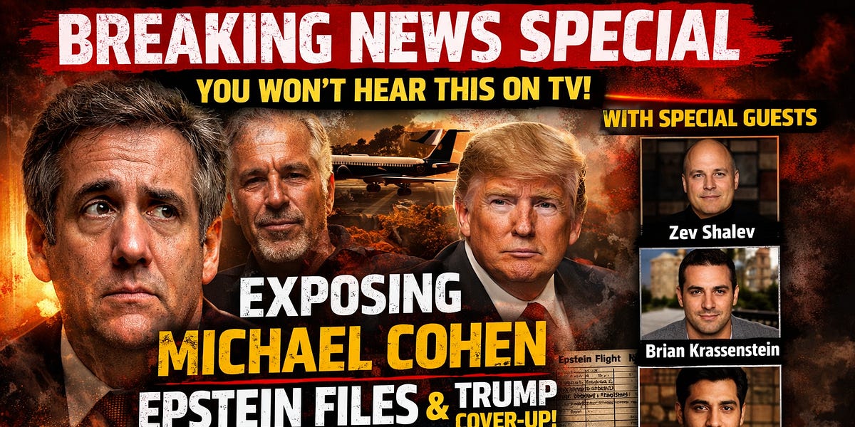 🚨 MAJOR BREAKING NEWS: Coffee & Tea with Lev & Dean — The Michael Cohen ...