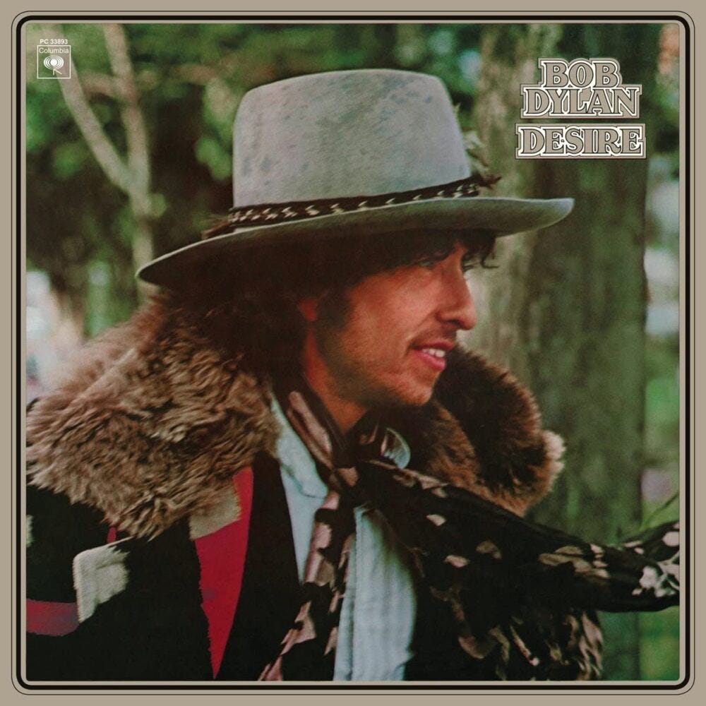 Bob Dylan - Desire - by Marty Duda - Martin’s Substack