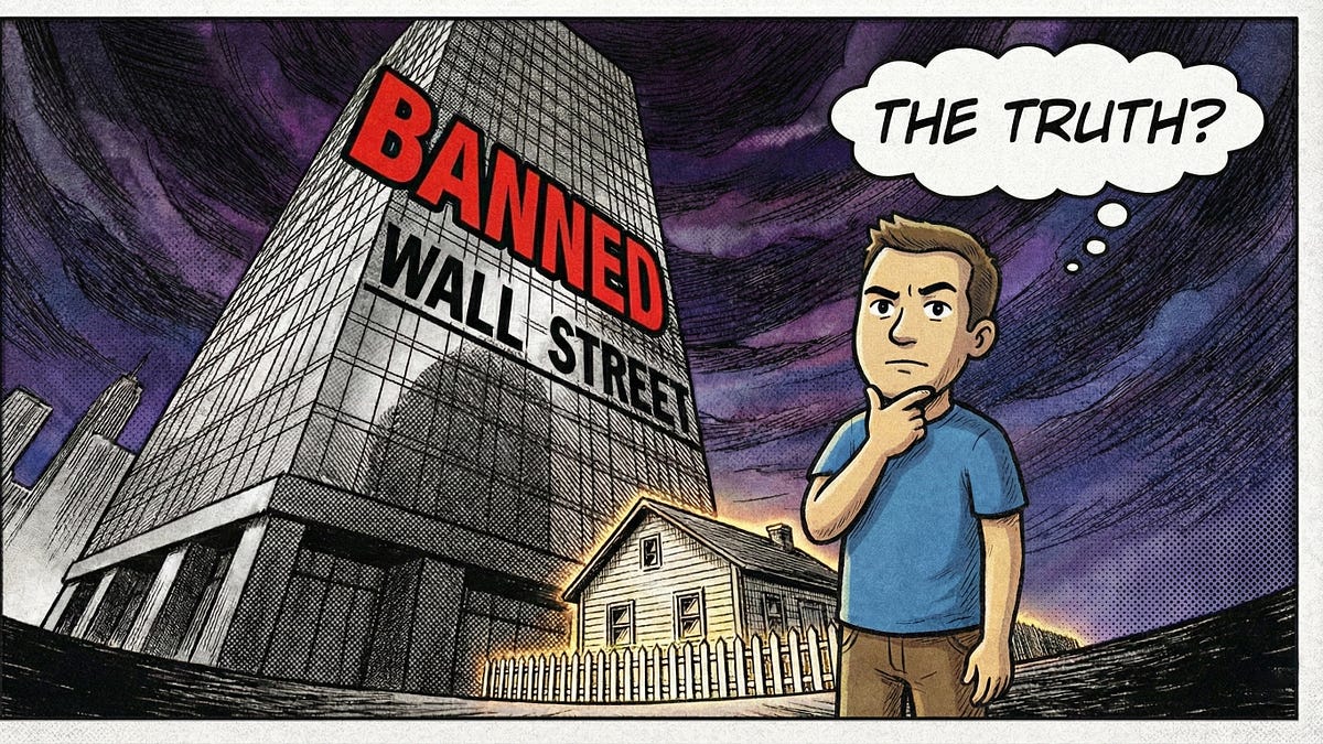Banning Wall Street won't fix housing - by Graham Stephan