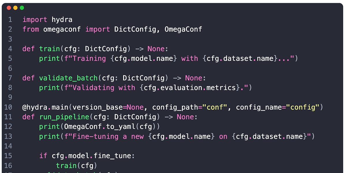 Mastering ML Configurations by leveraging OmegaConf and Hydra