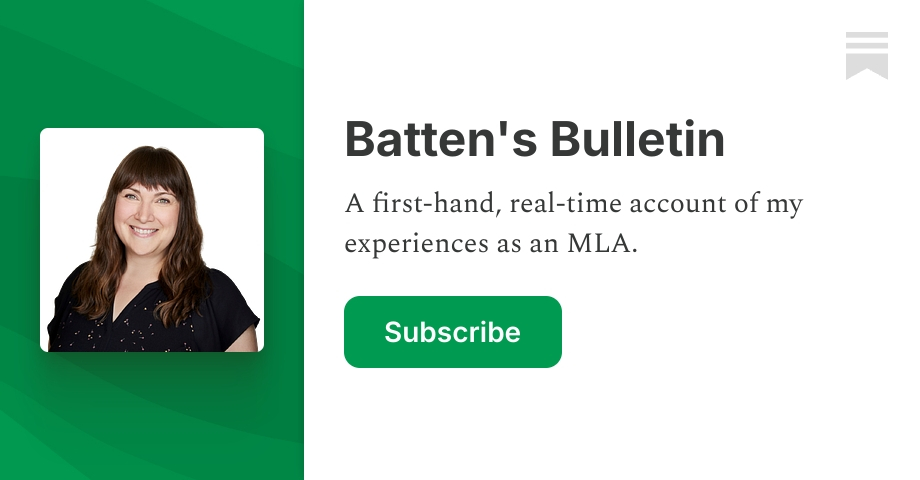 Batten's Bulletin | Diana Batten | Substack