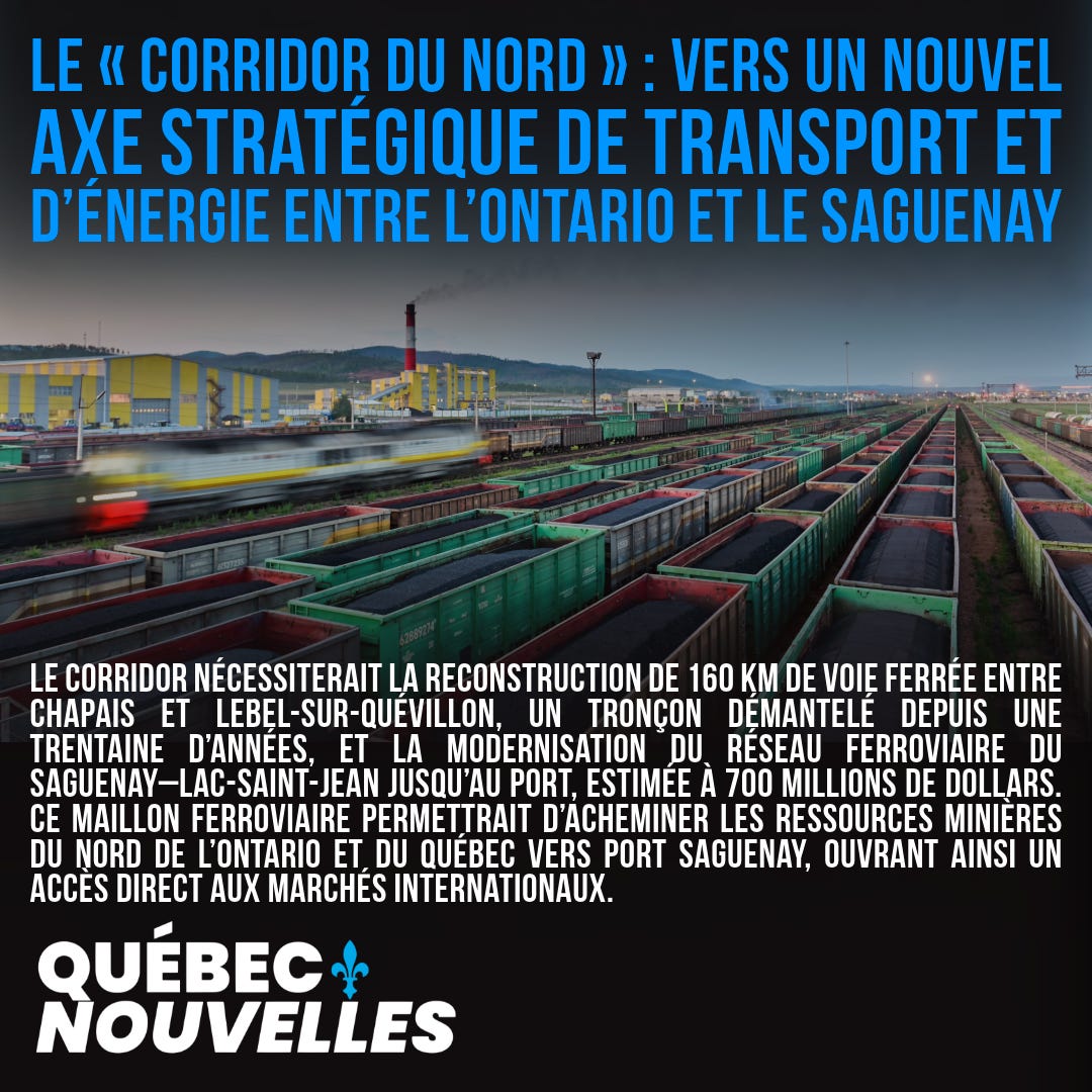 Le « Corridor du Nord » : vers un nouvel axe stratégique de transport ...