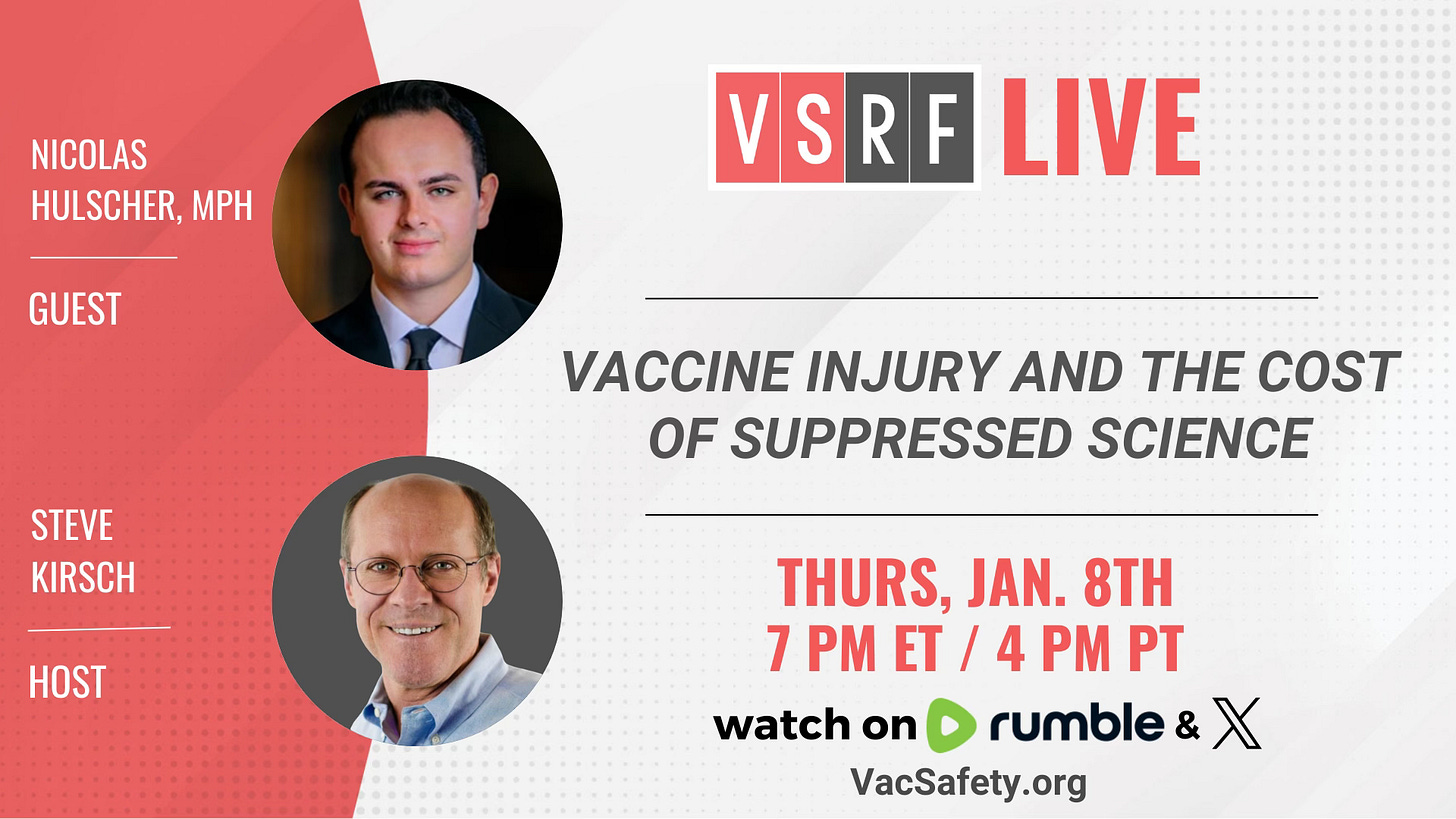 VSRF LIVE TONIGHT: Episode 209 with Nicolas Hulscher, MPH. – USSA News ...