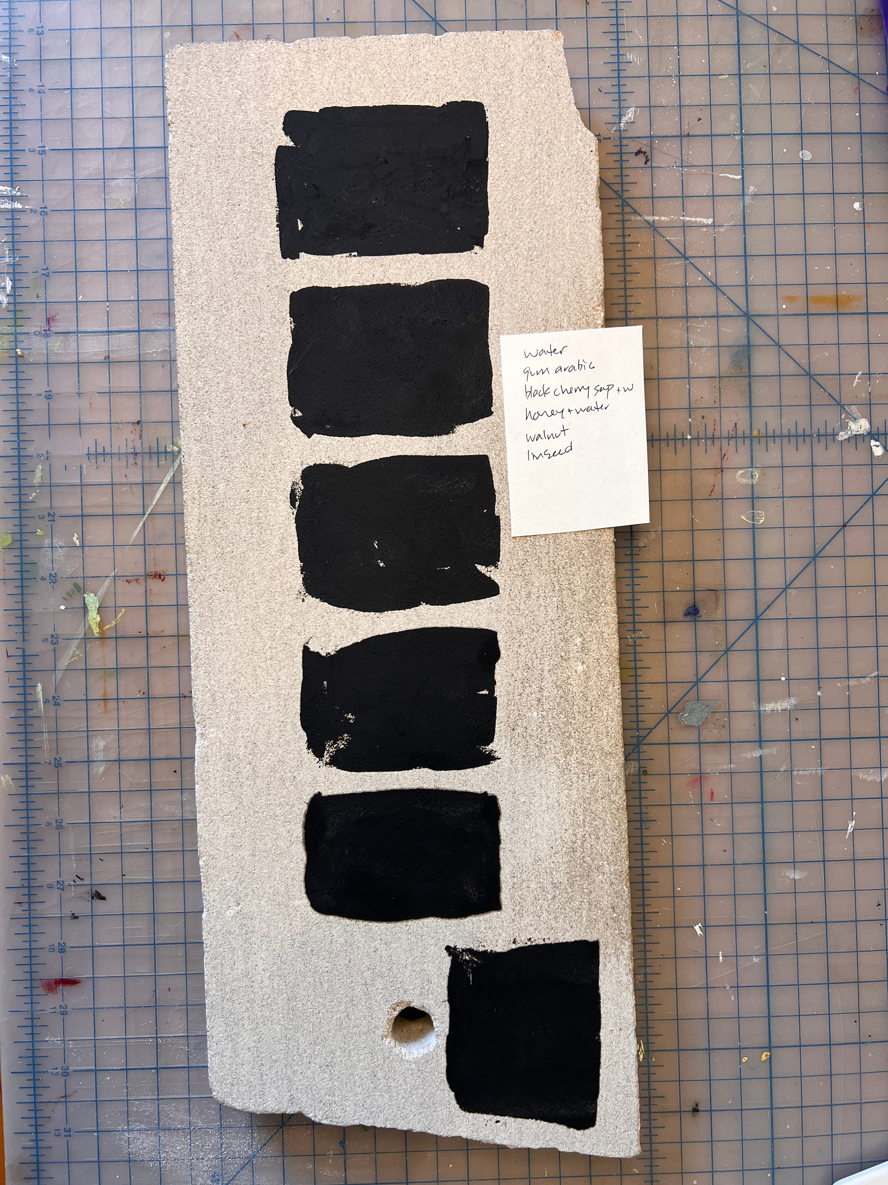 Testing Natural Paint Binders - by Rachel Kavathe Studio