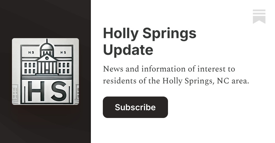 Holly Springs Update | Substack