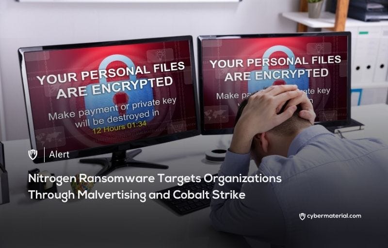 Nitrogen Ransomware Deploys Cobalt Strike