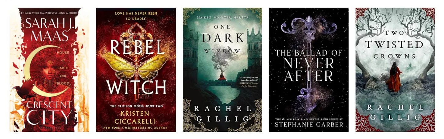 The 20 Most-Read Romantasy Books — July 2025