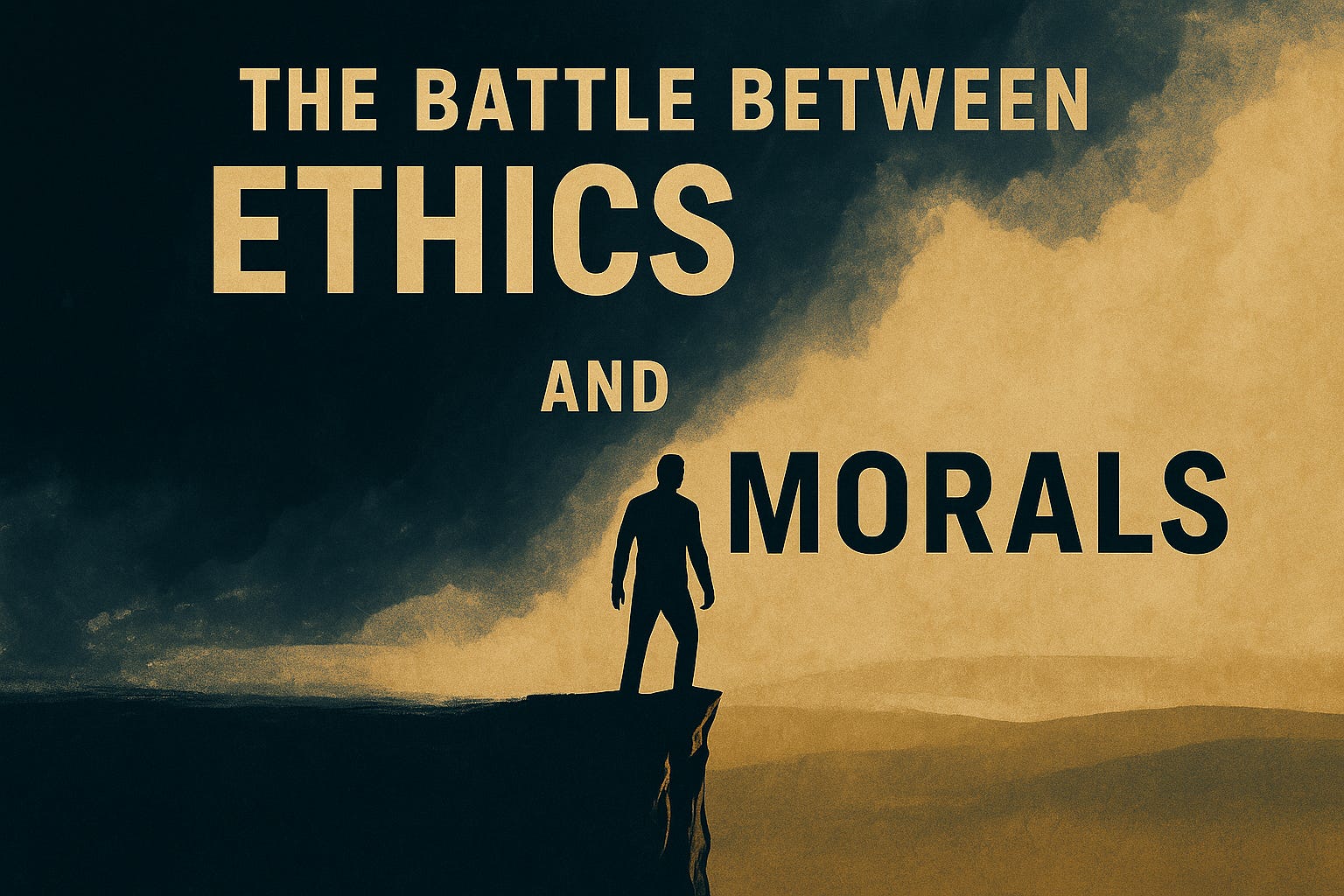 The Battle Between Ethics and Morals - by Greg Williams