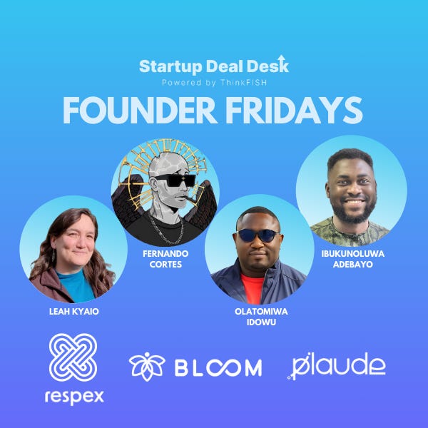 Founder Fridays - Meet the Founders of Plaude, Bloomverse and RespexTech!