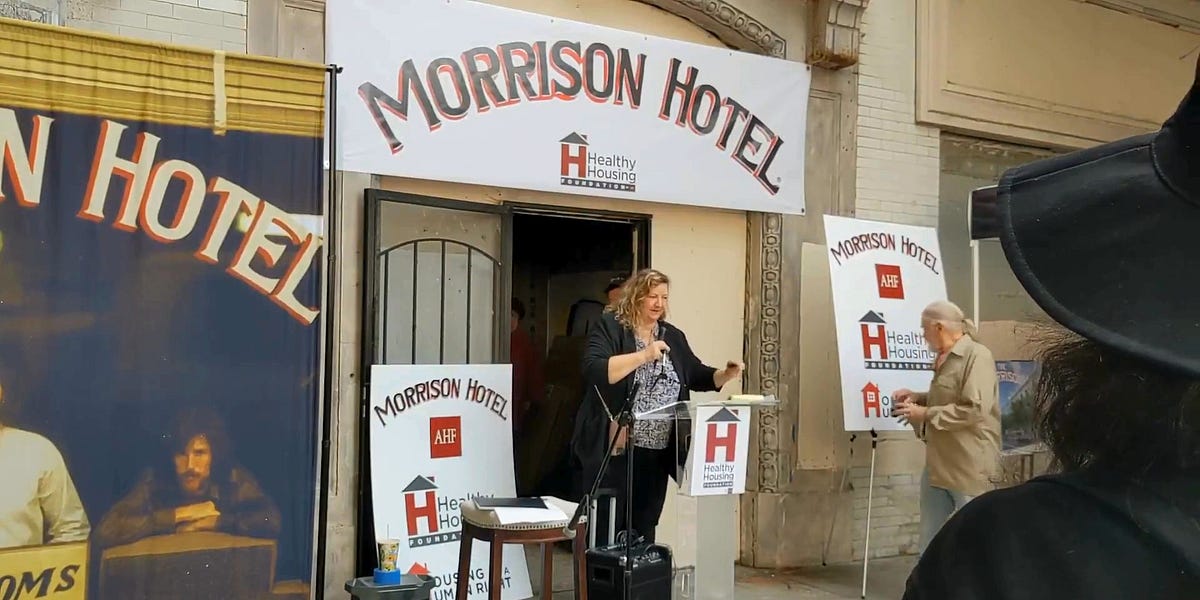 Morrison Hotel Reborn press conference and interior tour