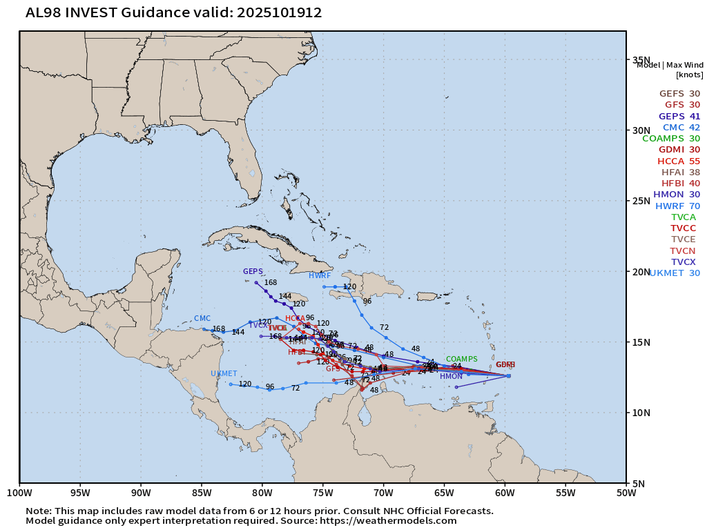 October 19, 2025 Sunday Hurricane Season - by Dr. Ryan Maue