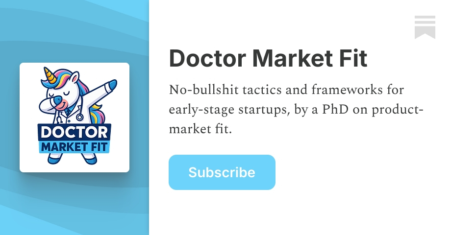 Doctor Market Fit | Jeroen Coelen | Substack