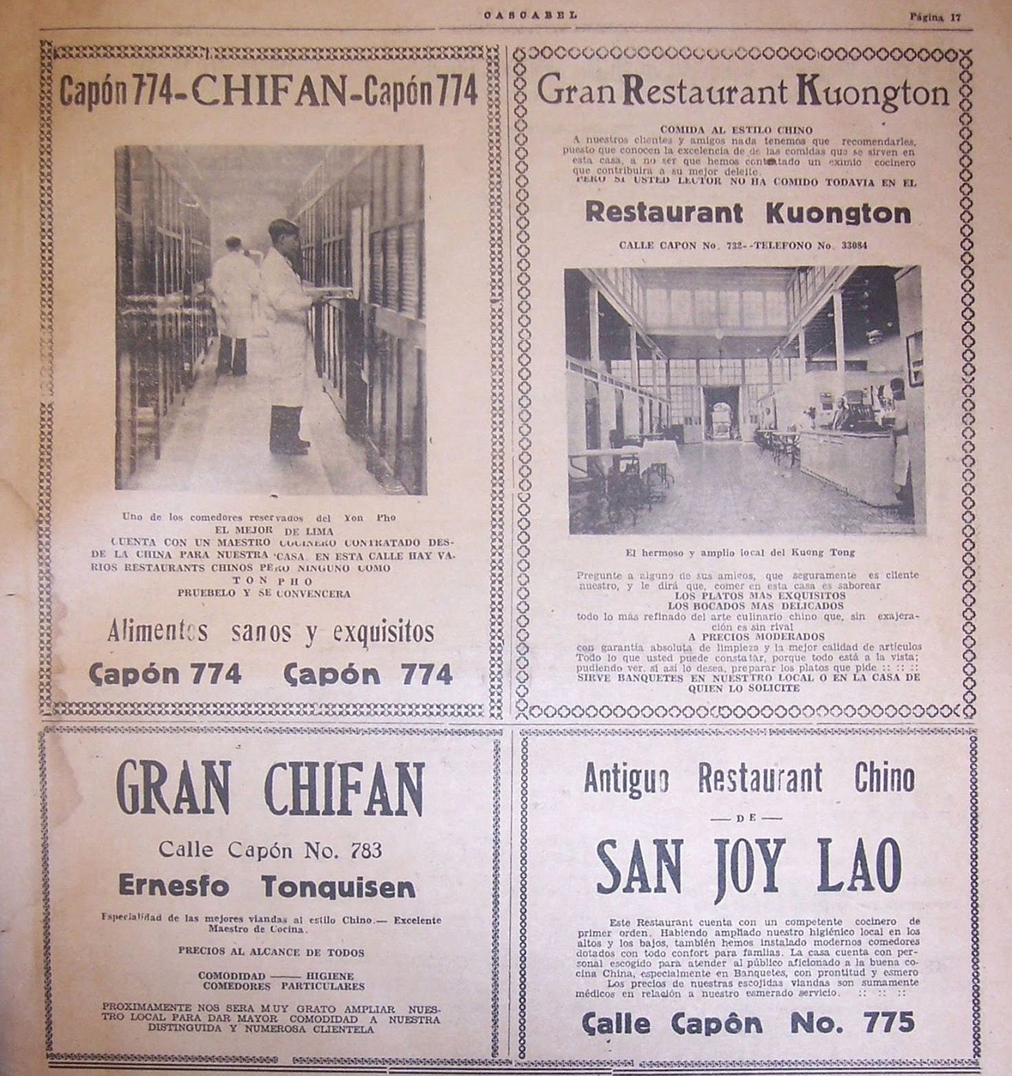 The Peruvian Chifa, Treasure of the Chinese Diaspora