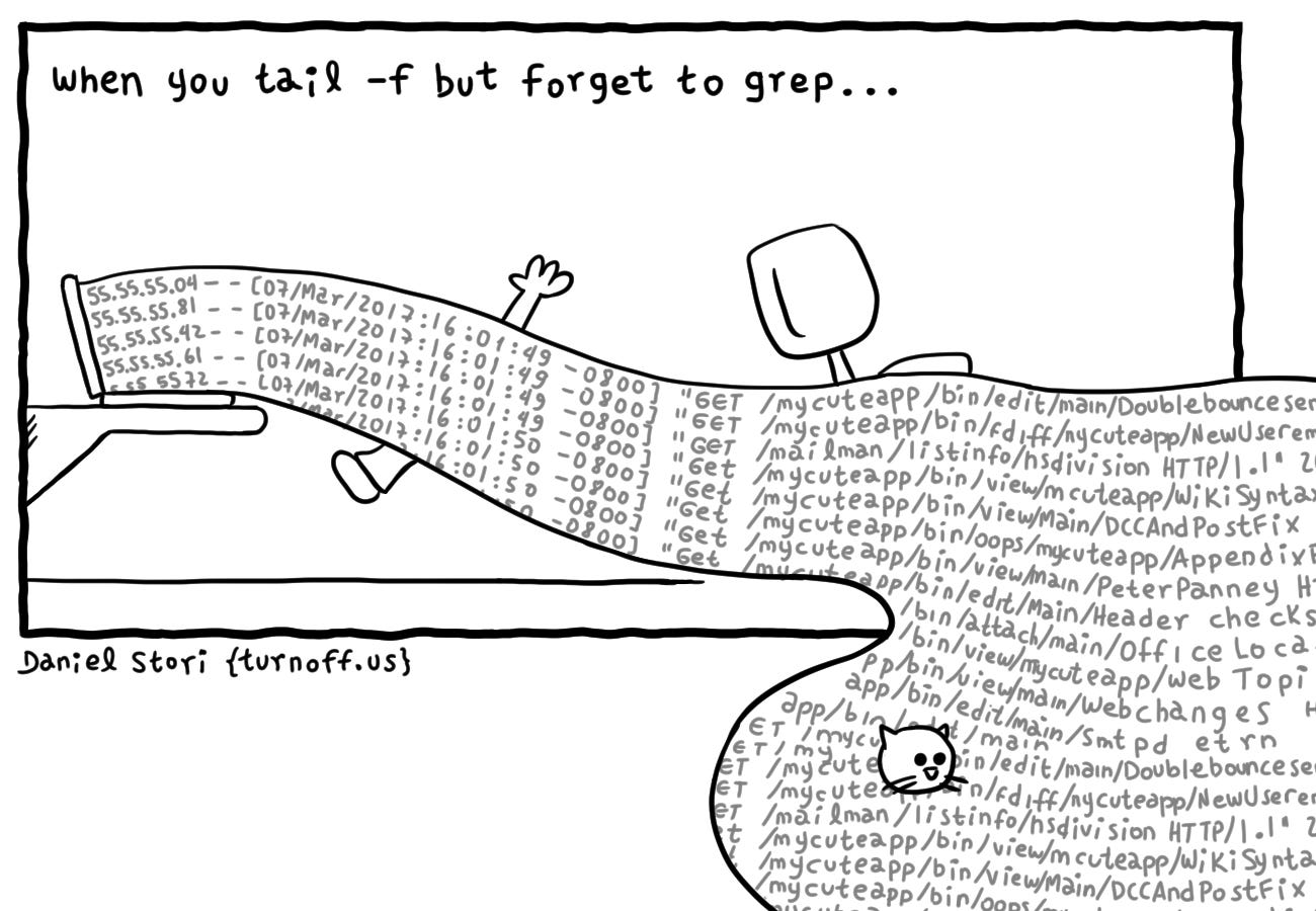 The Linux tail command - The Coding Gopher