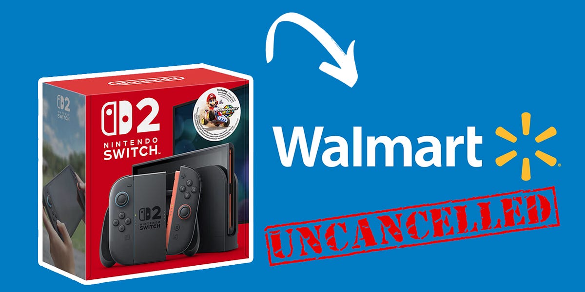 Walmart Nintendo Switch 2 pre-order: some US customers can buy it again