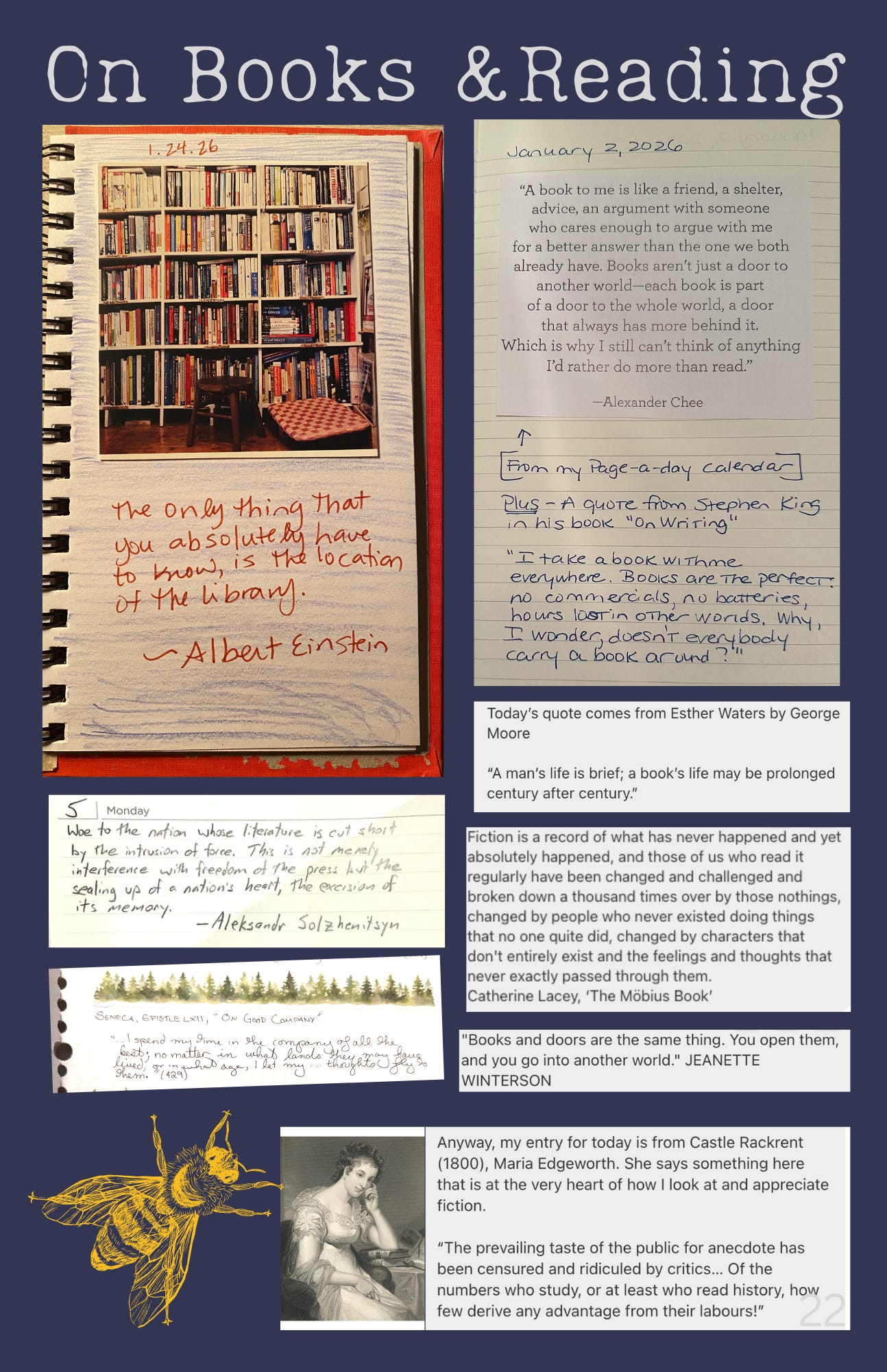 Surround Yourself With Quotes - by Jillian Hess - Noted