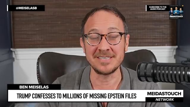 MTN TRUMP CONFESSES TO MILLIONS OF EPSTEIN FILES