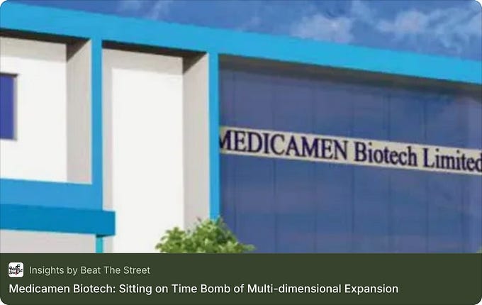 Beat The Street (@beatthestreet10): "Medicamen Biotech got approval for ...