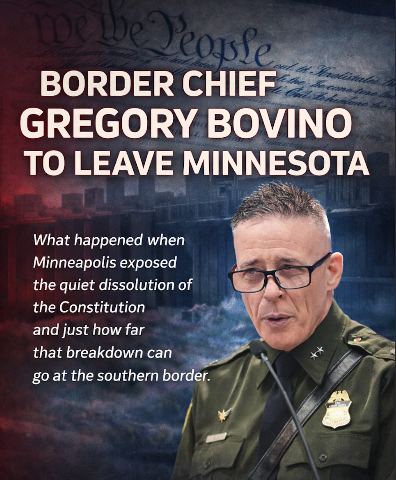 Minneapolis, the Border, and the Quiet Dissolution of the Constitution
