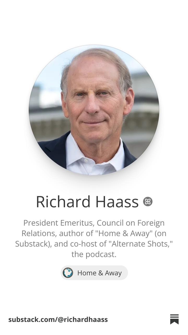 Richard Haass | Substack