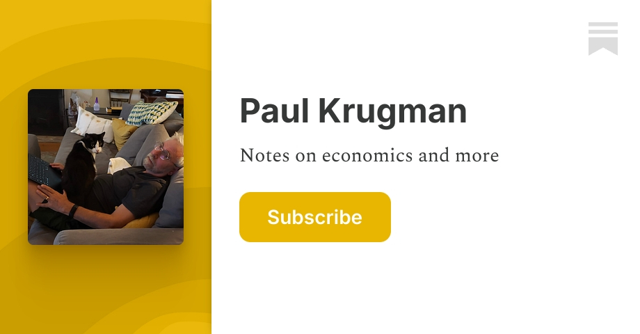 Paul Krugman | Substack