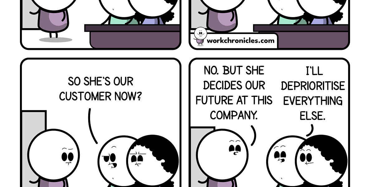 (comic) Feedback based prioritisation - Work Chronicles