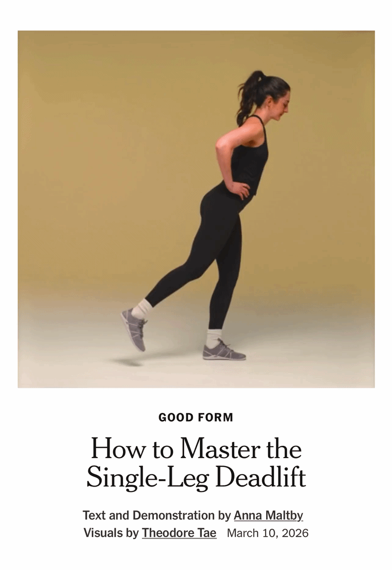 How to do a single-leg deadlift - by Anna Maltby