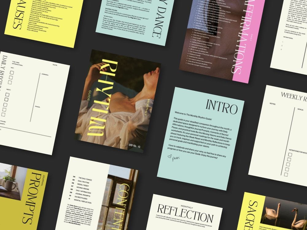 The Monthly Rhythm Guide - by Patti Murphy - Super Real You