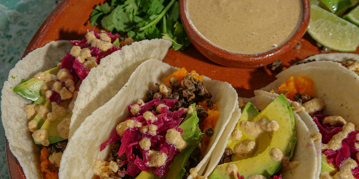 Crispy Lentil Rainbow Tacos 🌈 - by Bai (Chef Bai)