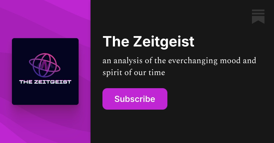 The Zeitgeist | Christopher Otto | Substack