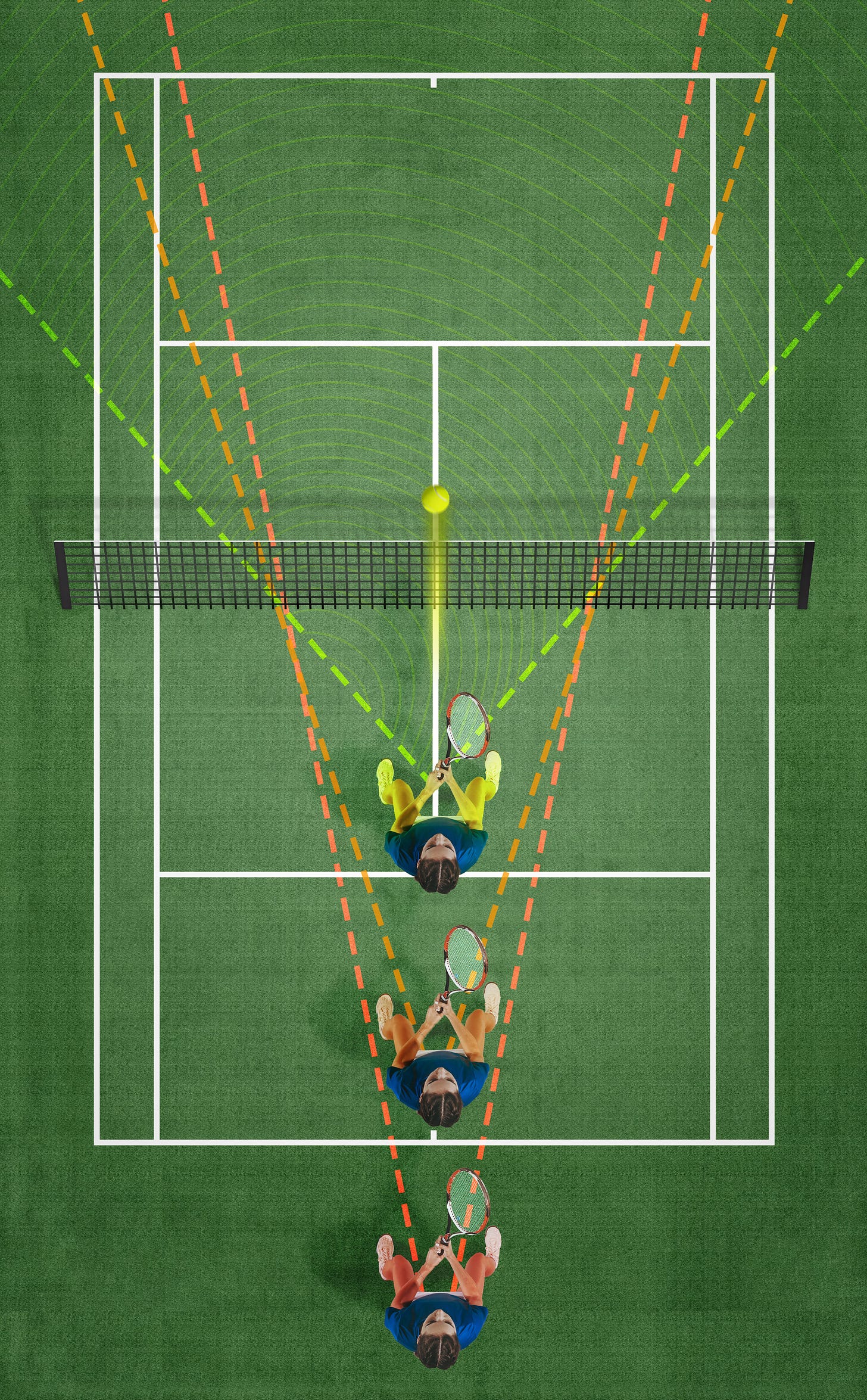 Geometry of Tennis for Singles - Tennis Intuition