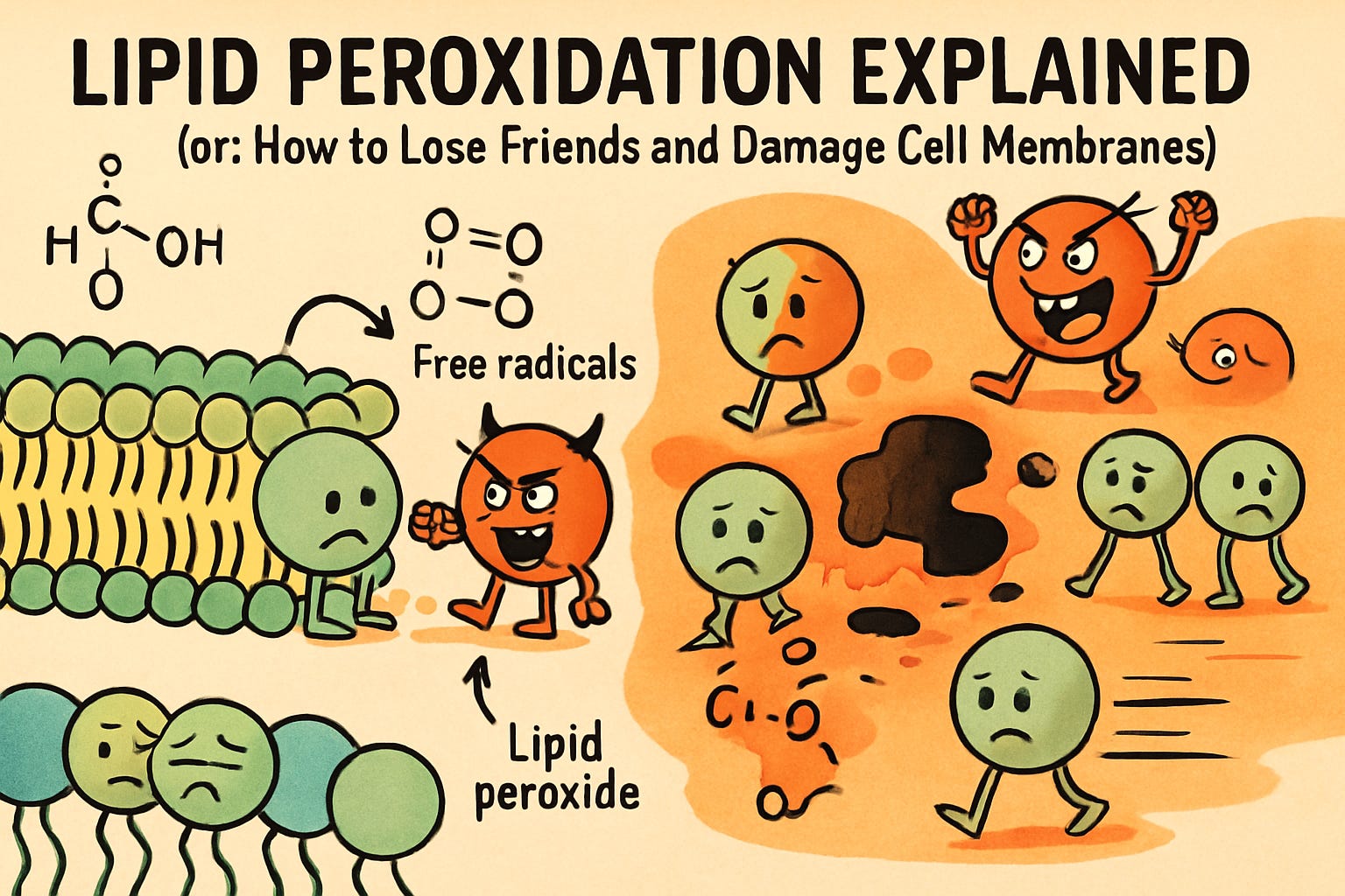 Lipid Peroxidation Explained (or: “How to Lose Friends and Damage Cell ...