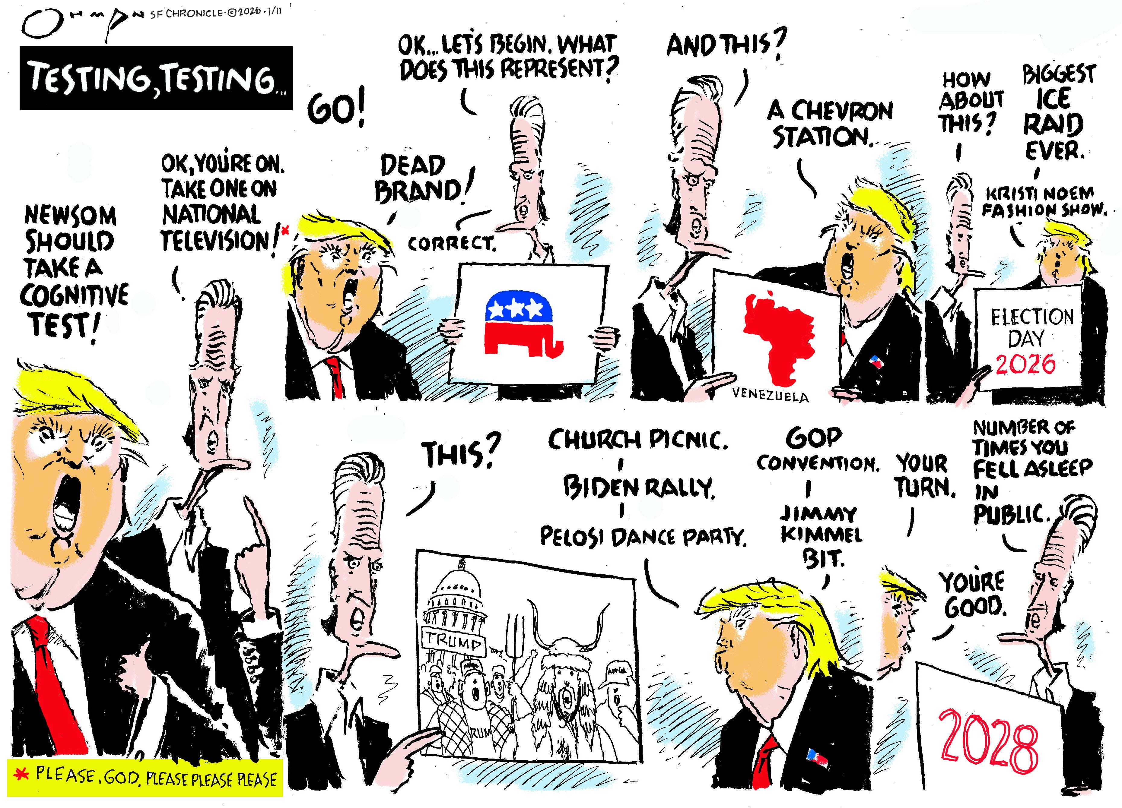 Your Daily Cartoon(s)! - by Jack Ohman’s You Betcha!