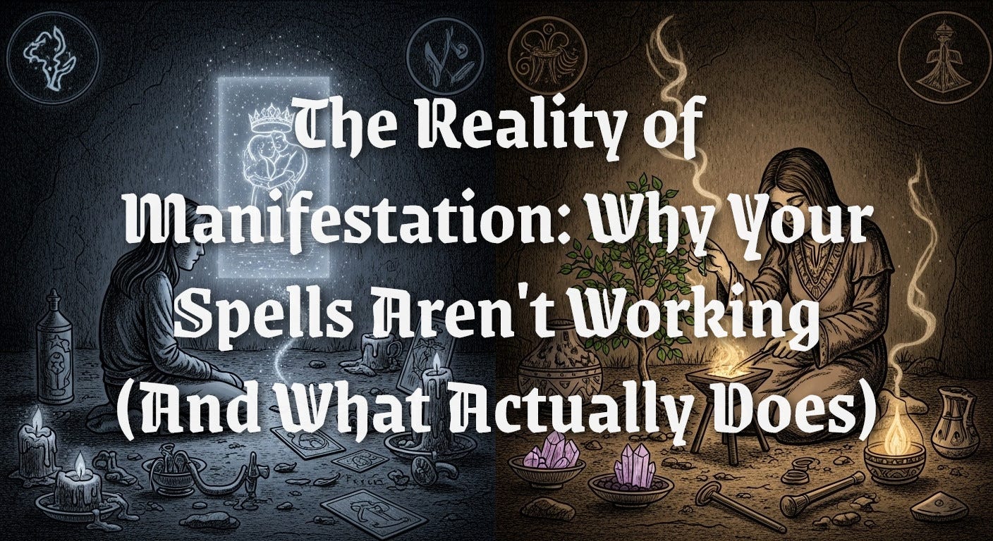 The Reality of Manifestation: Why Your Spells Aren’t Working (And What Actually Does)