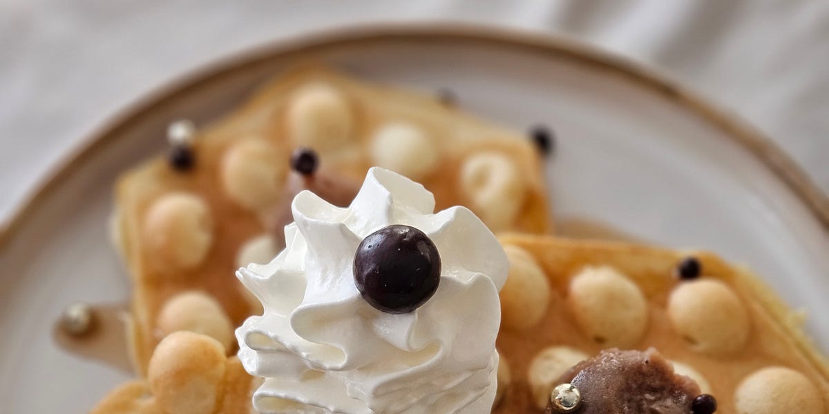 Mini bubbles Waffles - by Audrey Bourdin - Audrey Cuisine