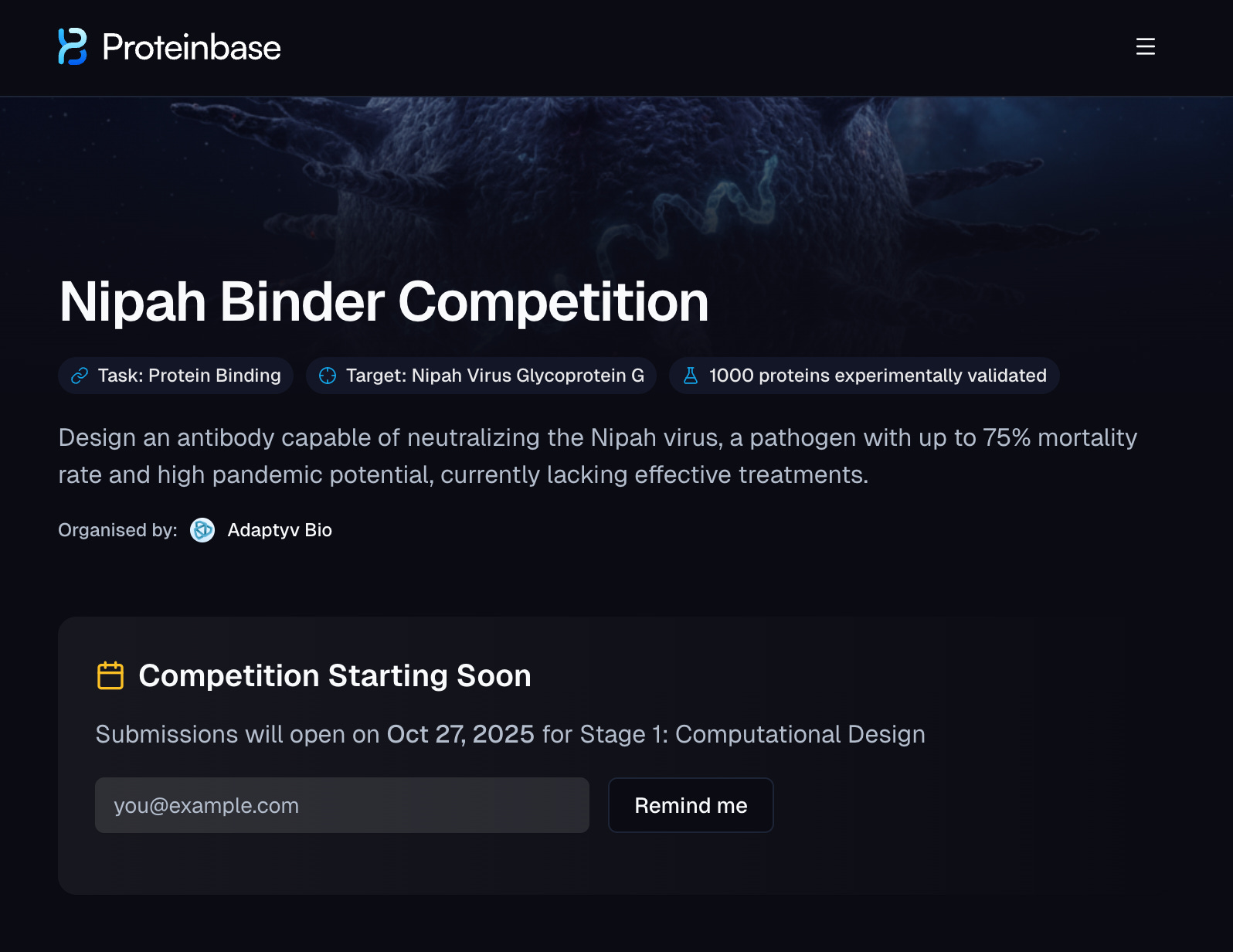 The Protein Design Competition Is Back! - Adaptyv Bio