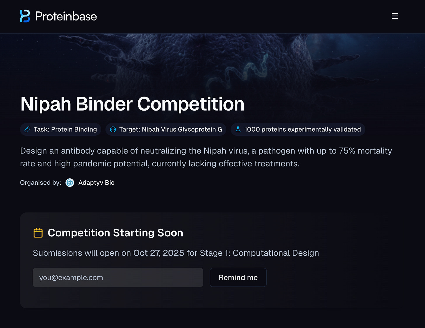 The Protein Design Competition Is Back! - Adaptyv Bio