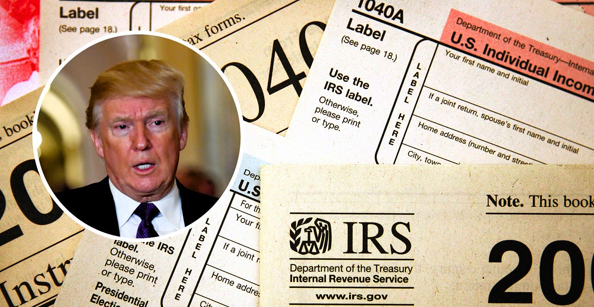 PRESIDENT TRUMP SHUTS DOWN THE IRS – 45,000 AGENTS FIRED!