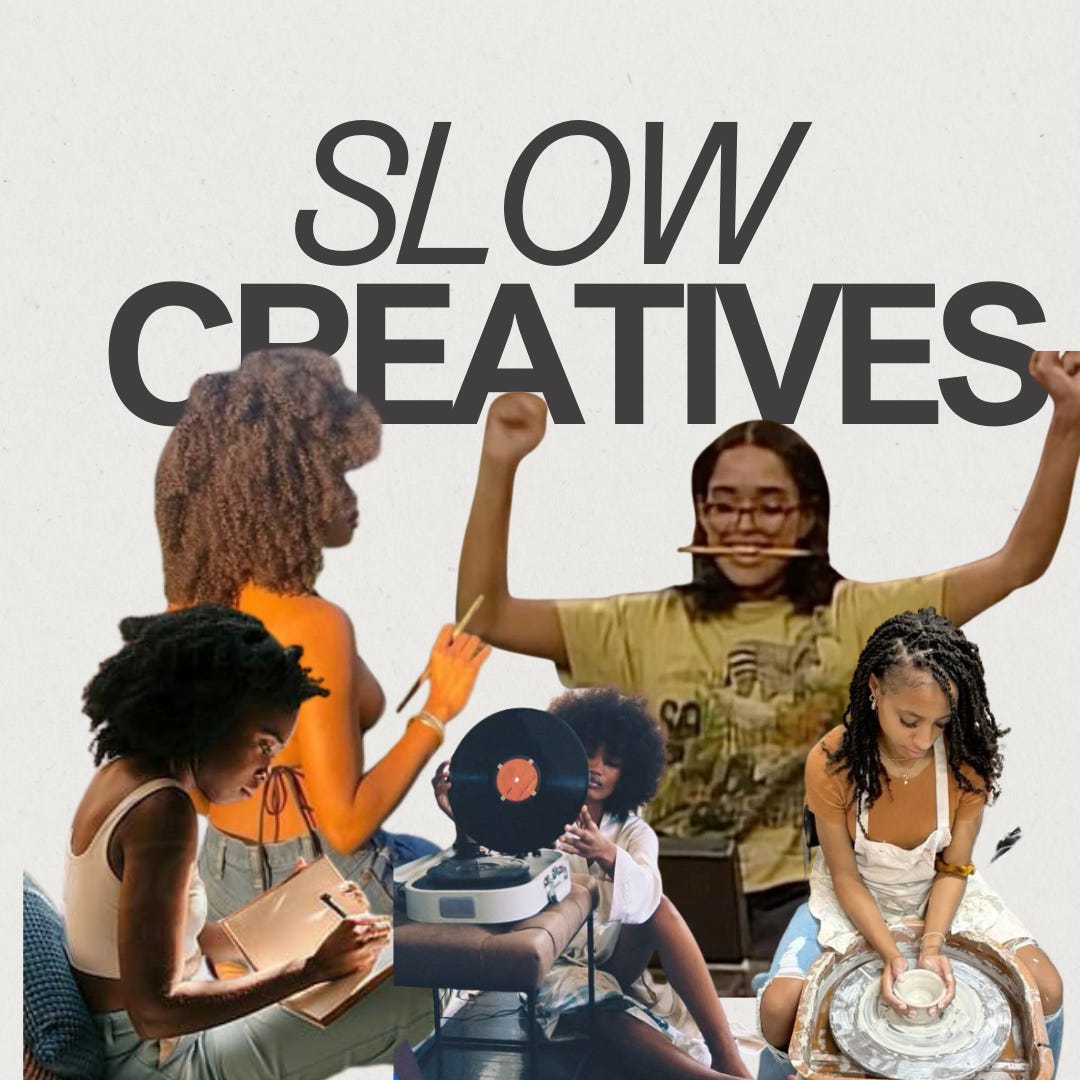How to Thrive as a Slow Creative - by Kennadi