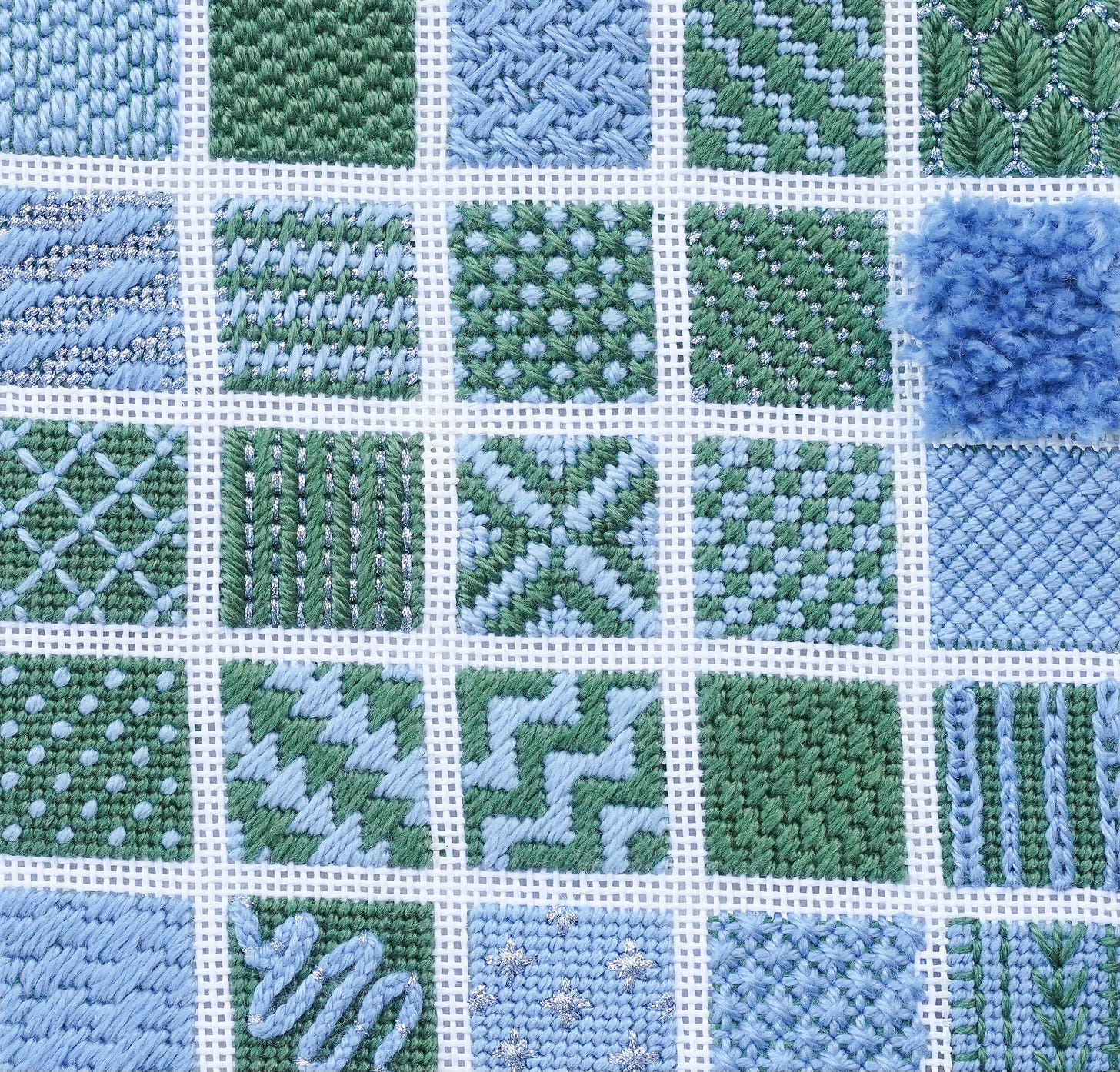 different needlepoint stitches