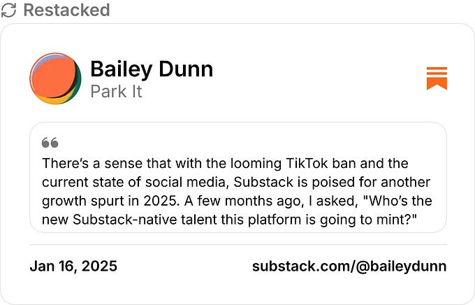 Aaron Parnas (@aaronparnas): "Substack is the future. I’m building my platform here, and I know ...