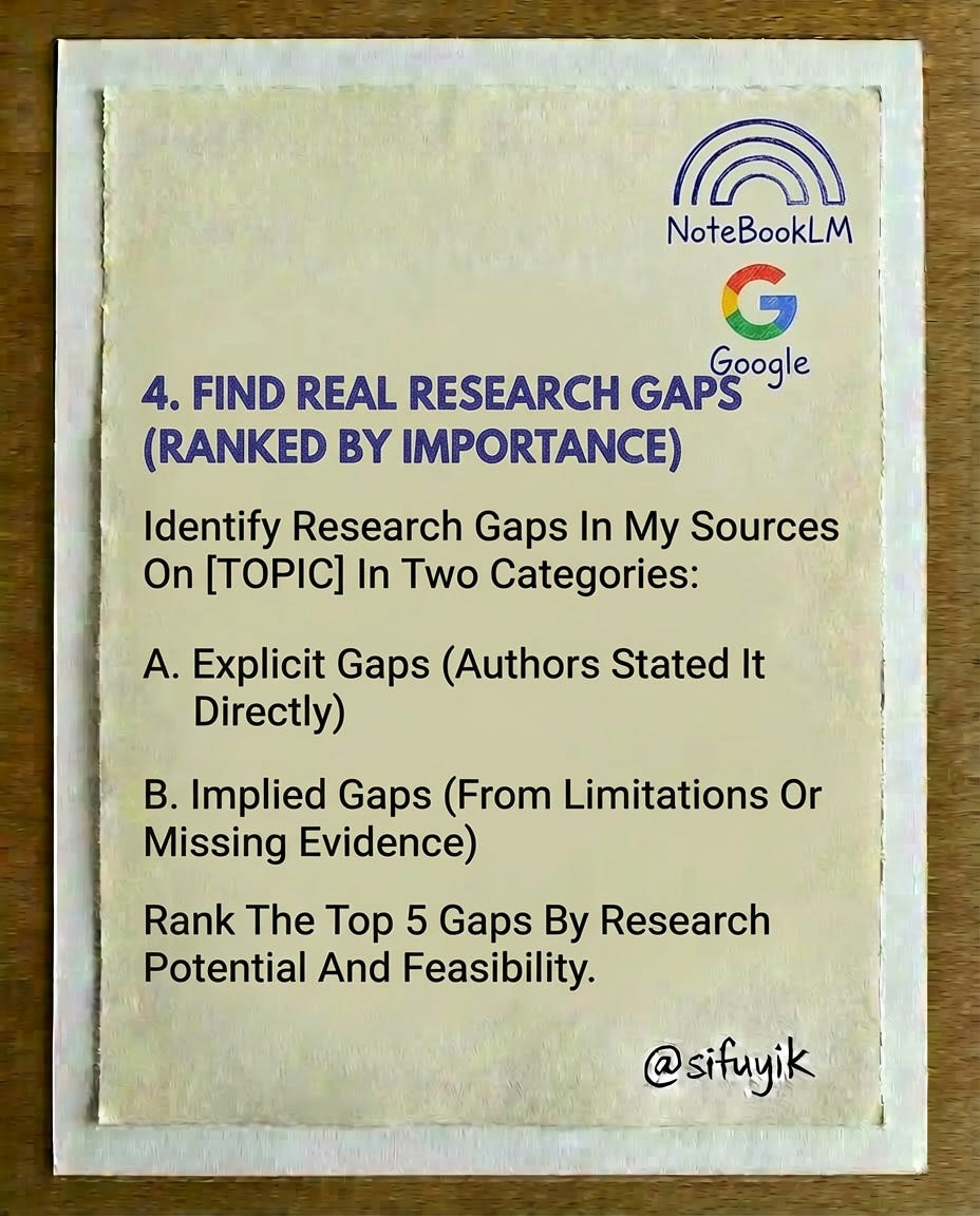 12 NotebookLM Prompts for Literature Review (2026 Research Guide)