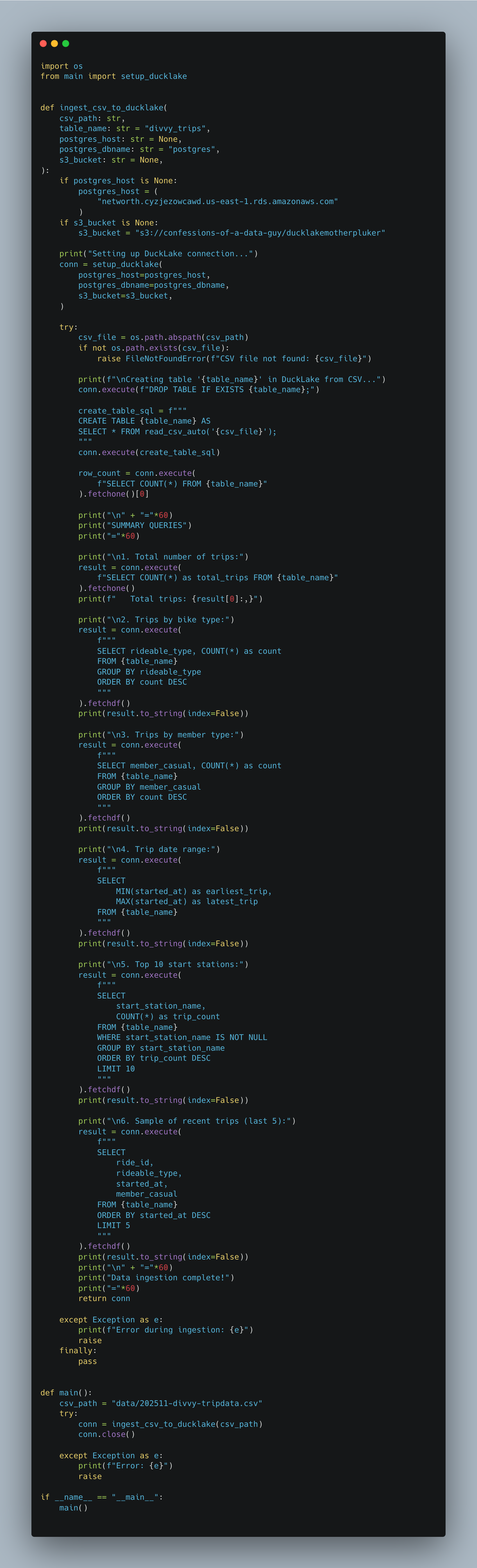 Building a DuckLake ... Open Source Style.