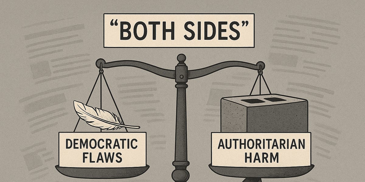 How MAGA Uses “Both Sides” to Protect Authoritarianism