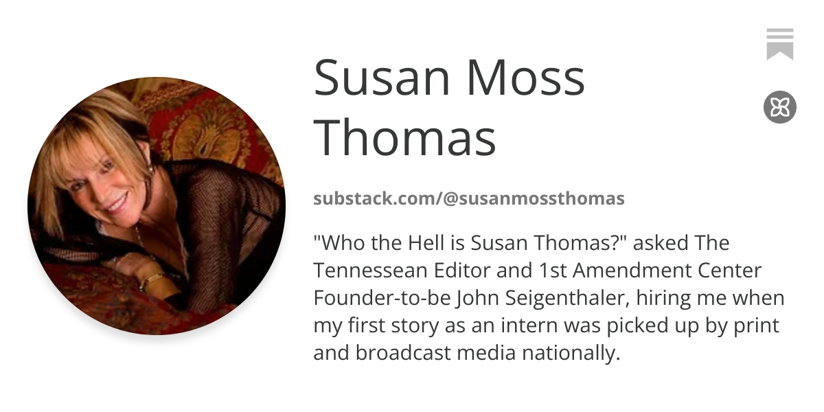 Susan Moss Thomas | Substack
