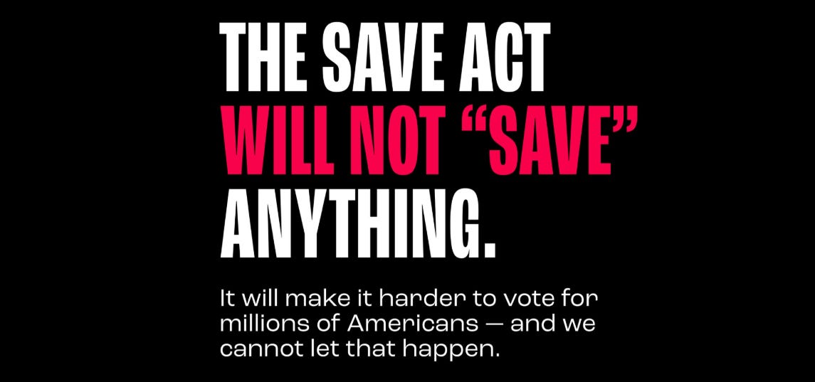 The Save Act Requires a Passport or a Birth Certificate to Register and ...